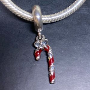 Pandora | Jewelry | New Authentic Pandora Sparkling Candy Cane Charm ...